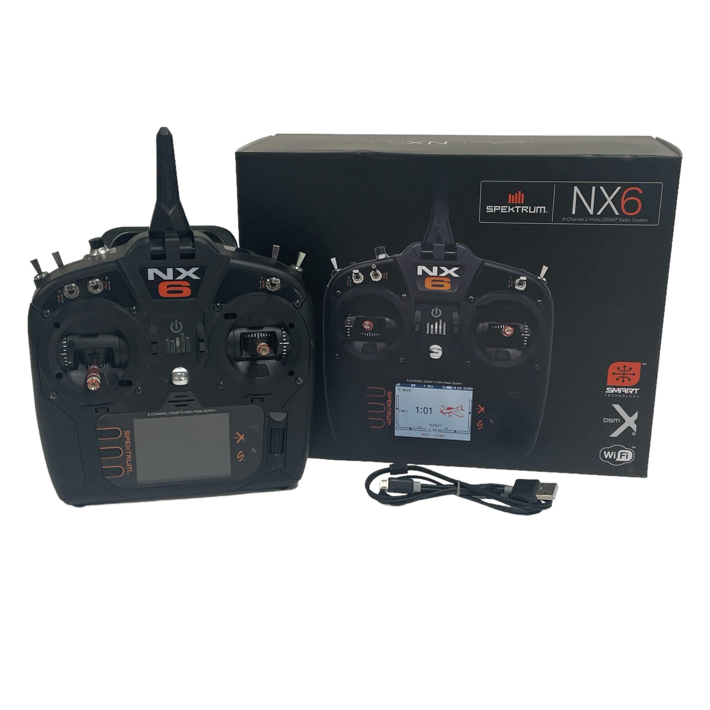 Spektrum 6-Channel 2.4GHz DSMX RC Remote Control Transmitter Radio Sys