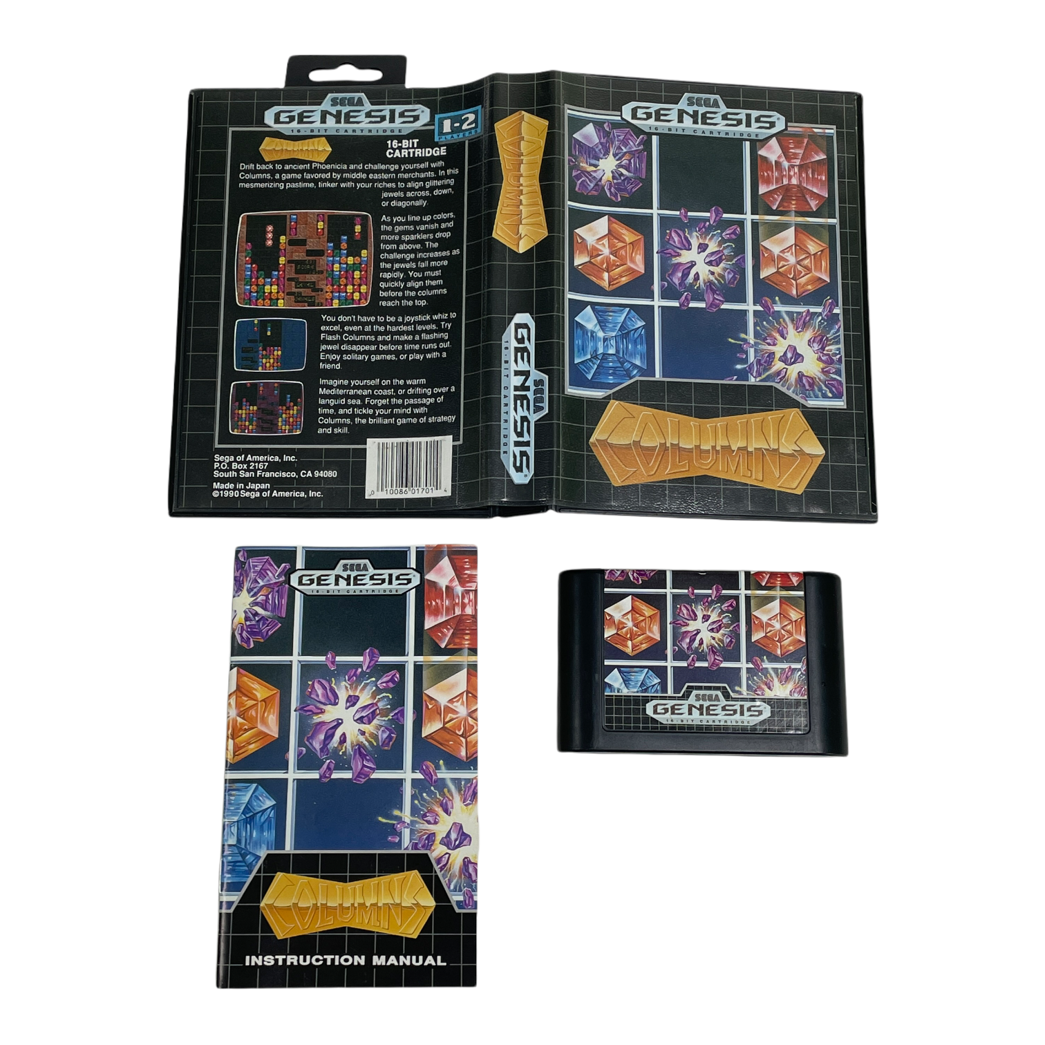 Columns Sega Genesis Video Game
